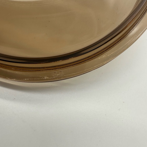 Corningware | Kitchen | Vintage Corning Visions Amber Lid Small Vc ...